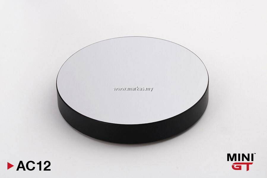 (PO) MINI GT 1/64 AC12 DISPLAY TURNTABLE BLACK