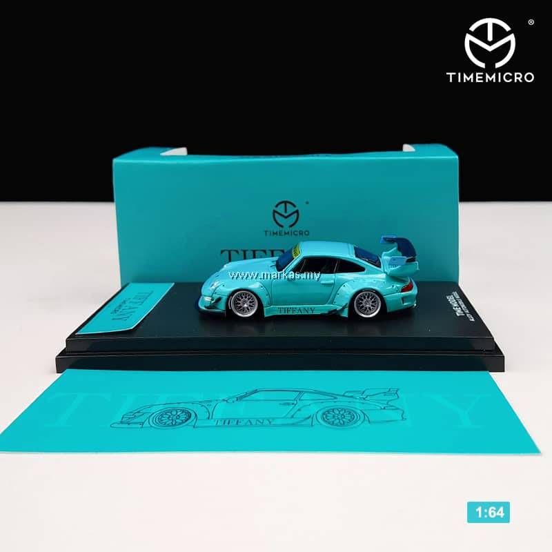 TIME MICRO 1/64 PORSCHE RAUH-WELT RWB 993 TIFFANY BLUE