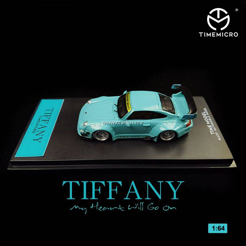 TIME MICRO 1/64 PORSCHE RAUH-WELT RWB 993 TIFFANY BLUE
