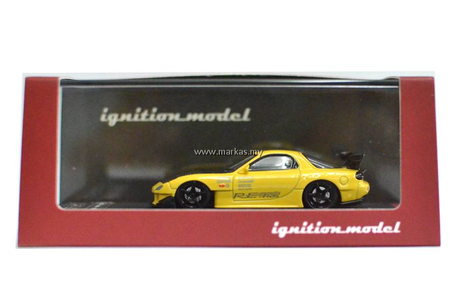 IGNITION MODEL 1/64 MAZDA RX-7 (FD3S) RE AMEMIYA YELLOW