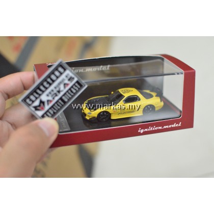IGNITION MODEL 1/64 MAZDA RX-7 (FD3S) RE AMEMIYA YELLOW