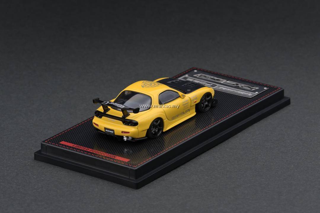 IGNITION MODEL 1/64 MAZDA RX-7 (FD3S) RE AMEMIYA YELLOW