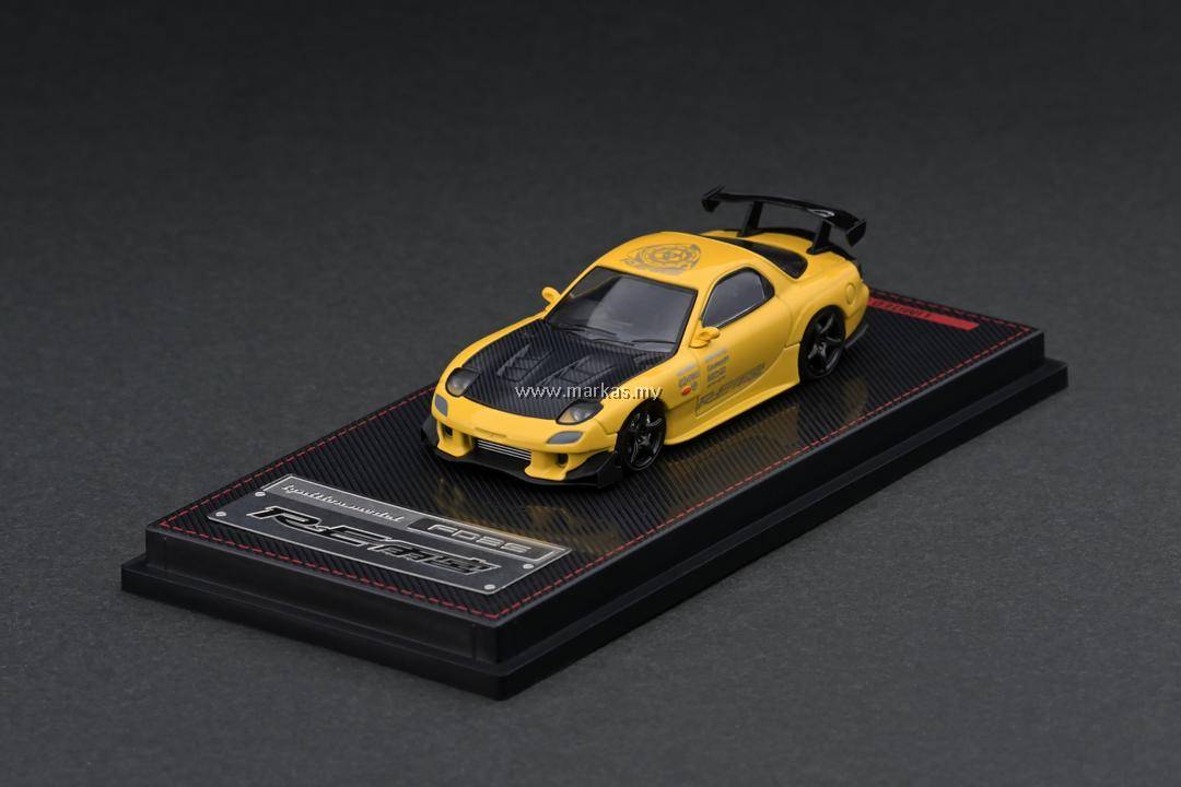 IGNITION MODEL 1/64 MAZDA RX-7 (FD3S) RE AMEMIYA YELLOW