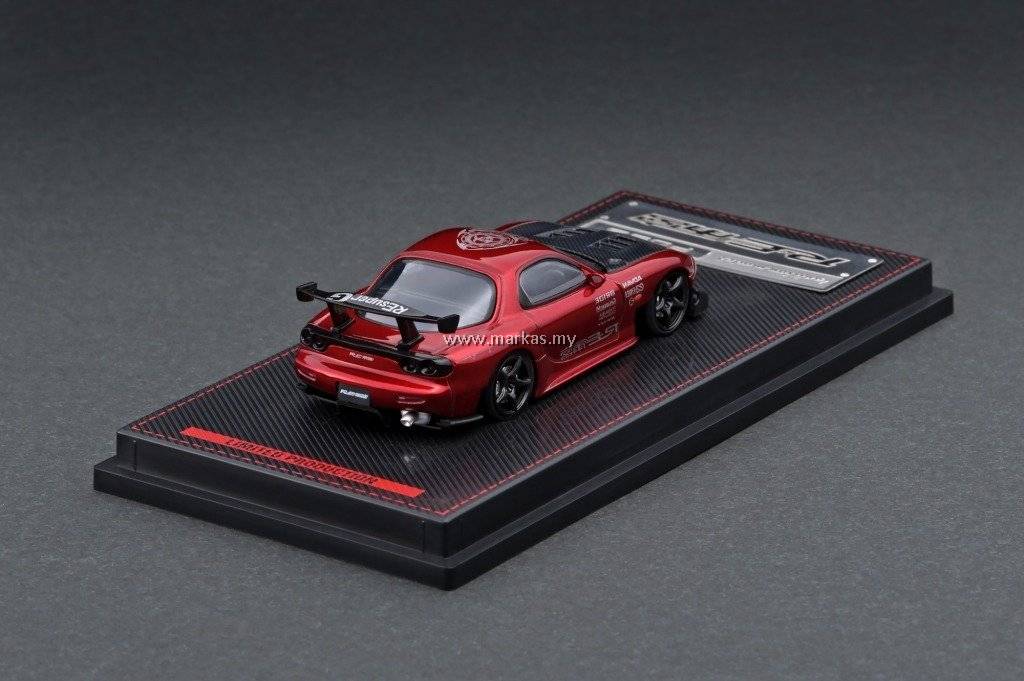 IGNITION MODEL 1/64 MAZDA RX-7 (FD3S) RE AMEMIYA RED METALLIC