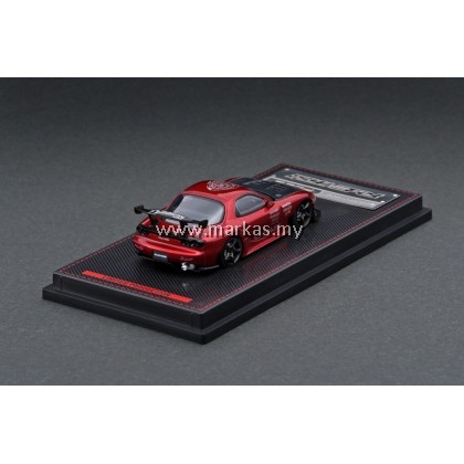 IGNITION MODEL 1/64 MAZDA RX-7 (FD3S) RE AMEMIYA RED METALLIC