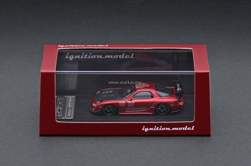 IGNITION MODEL 1/64 MAZDA RX-7 (FD3S) RE AMEMIYA RED METALLIC
