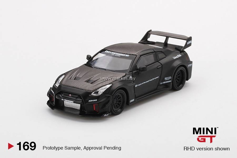 MINI GT 1/64 #169 LB SILHOUETTE WORKS GT NISSAN 35GT-RR VER.1 MATTE ...