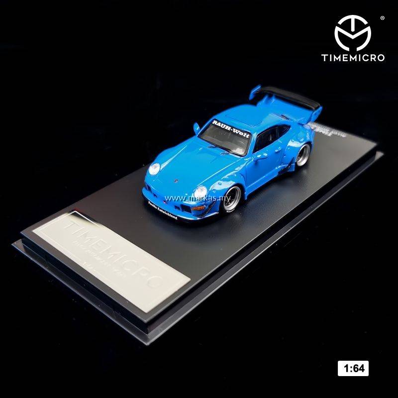 TIME MICRO 1/64 PORSCHE RWB 993 LIMITED EDITION BLUE