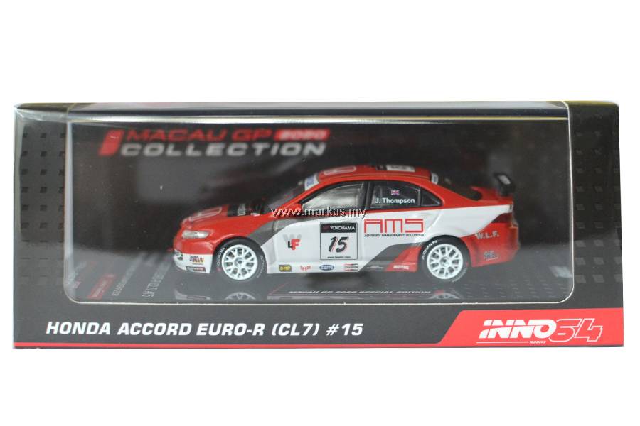 INNO MODELS INNO64 1/64 HONDA ACCORD EURO-R CL7 #15 N.TECHNOLOGY WTCC ...