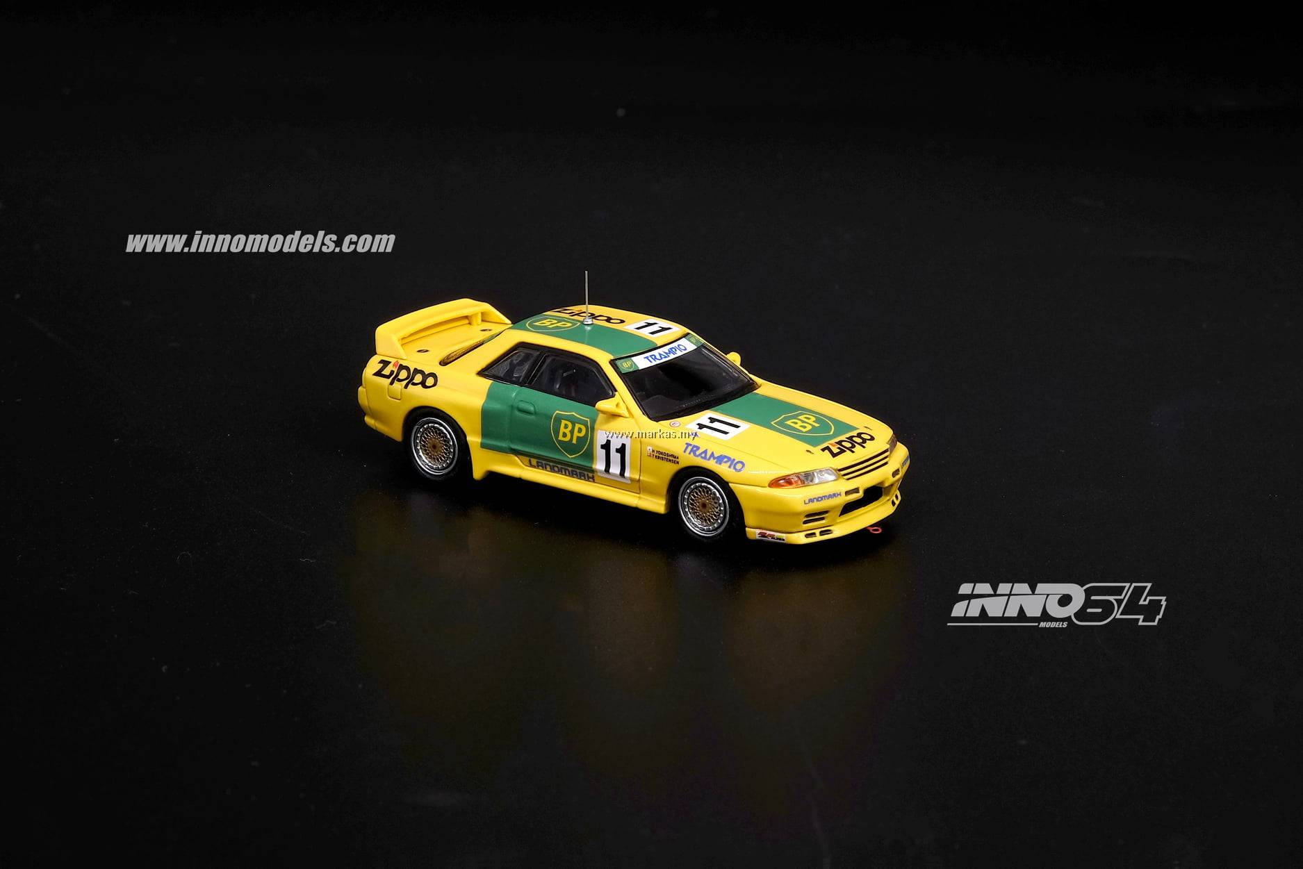 INNO MODELS INNO64 1/64 NISSAN SKYLINE GT-R R32 #11 BP OIL TRAMPIO ...