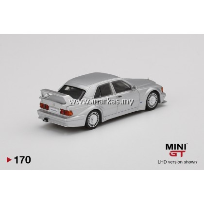 MINI GT 1/64 #170 MERCEDES BENZ 190E 2.5-16 EVOLUTION II DTM SILVER