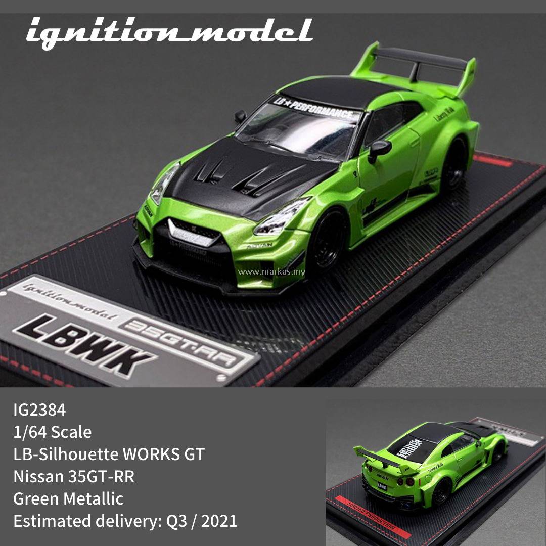 (PO) IGNITION MODEL 1/64 IG2384 LB-SILHOUETTE WORKS GT NISSAN GT-RR ...
