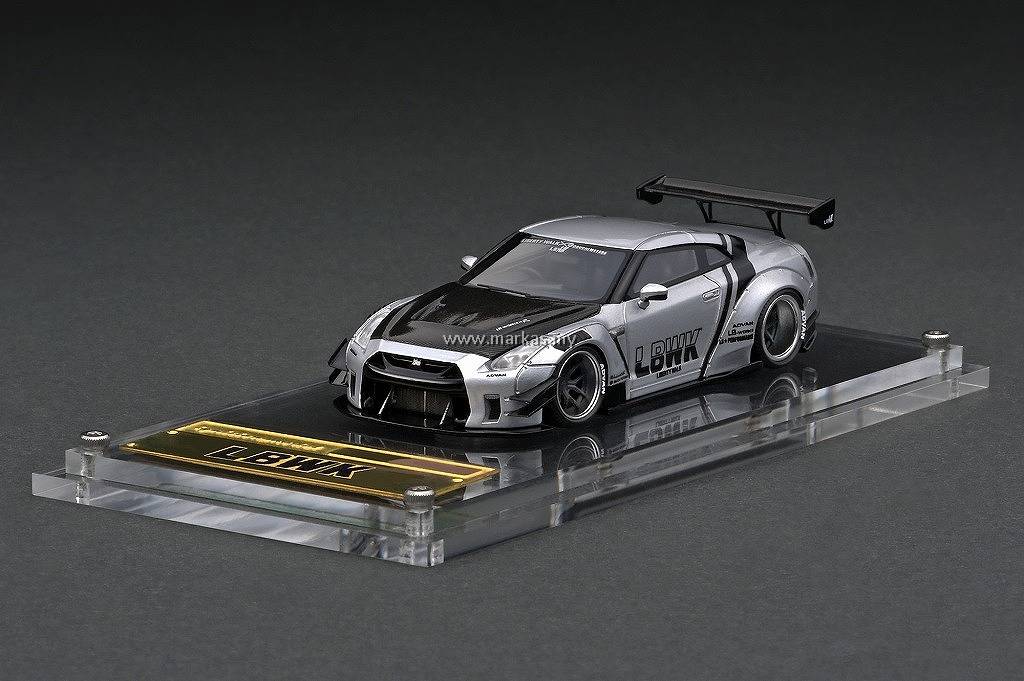 (PO) IGNITION MODEL 1/64 IG2369 LB-WORKS NISSAN GT-R R35 TYPE 2 SILVER