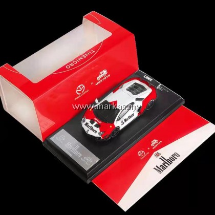 TIME MICRO X MOXTOYS 1/64 LAMBORGHINI AVENTADOR LP700-4 2.0 MARLBORO ...