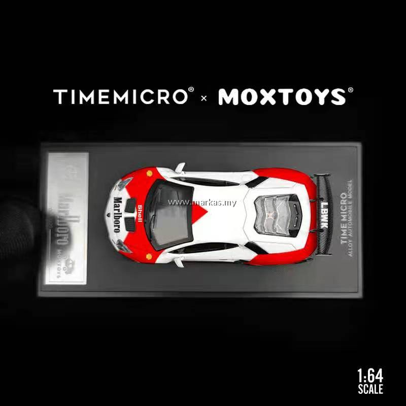 TIME MICRO X MOXTOYS 1/64 LAMBORGHINI AVENTADOR LP700-4 2.0 MARLBORO ...