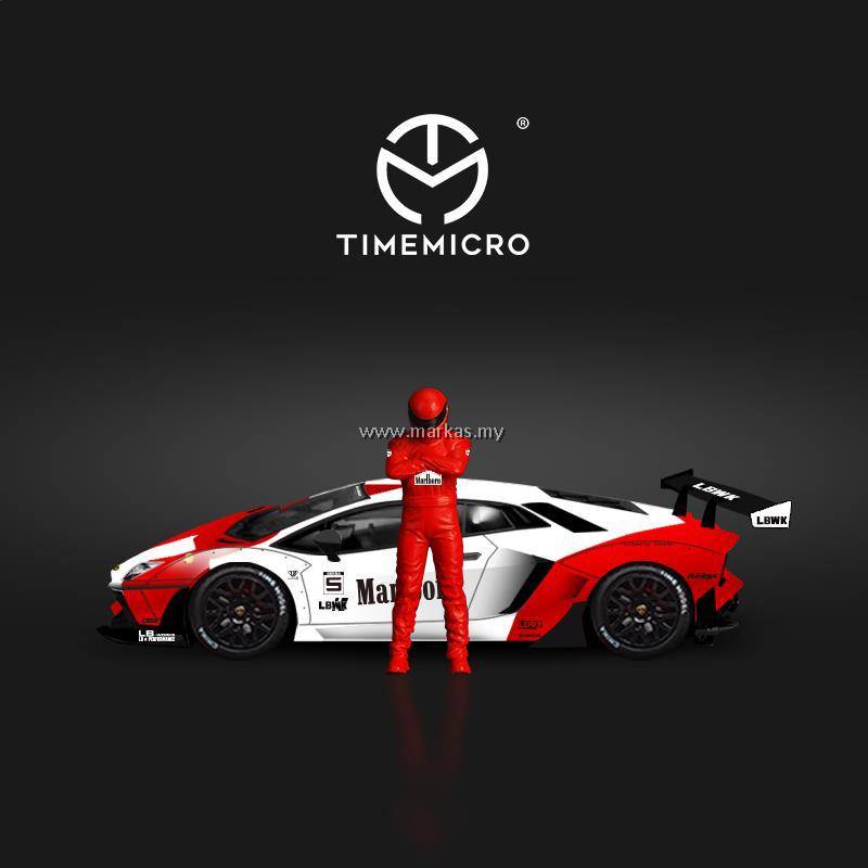 TIME MICRO X MOXTOYS 1/64 LAMBORGHINI AVENTADOR LP700-4 2.0 MARLBORO ...