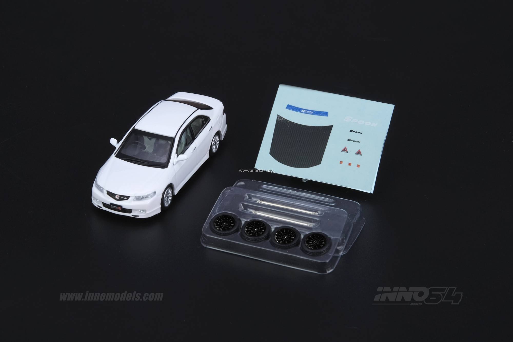 INNO MODELS INNO64 1/64 HONDA ACCORD EURO-R CL7 PREMIUM WHITE PEARL ...