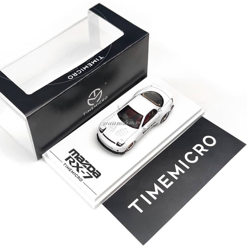 TIME MICRO 1/64 MAZDA RX7 ROCKET BUNNY WHITE
