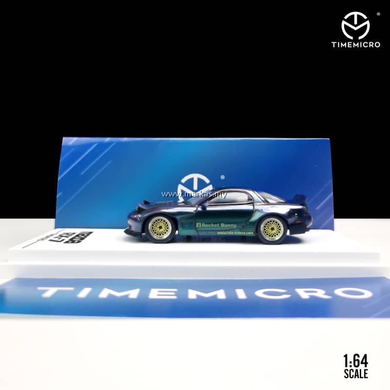 TIME MICRO 1/64 MAZDA RX7 ROCKET BUNNY CHAMELEON