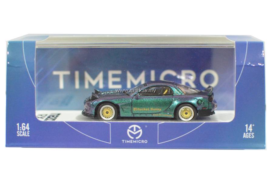 TIME MICRO 1/64 MAZDA RX7 ROCKET BUNNY CHAMELEON