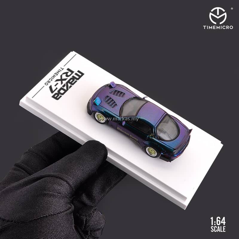 TIME MICRO 1/64 MAZDA RX7 ROCKET BUNNY CHAMELEON