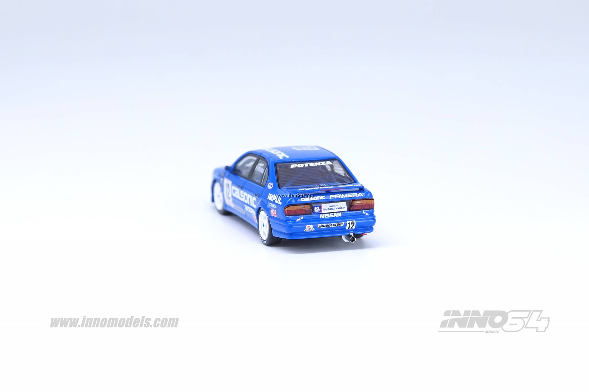 INNO MODELS INNO64 1/64 NISSAN PRIMERA (P10) #12 CALSONIC JICC 1994