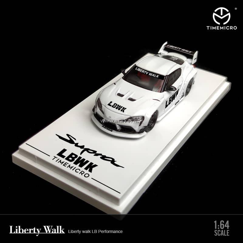 TIME MICRO 1/64 TOYOTA SUPRA A90 LBWK WHITE