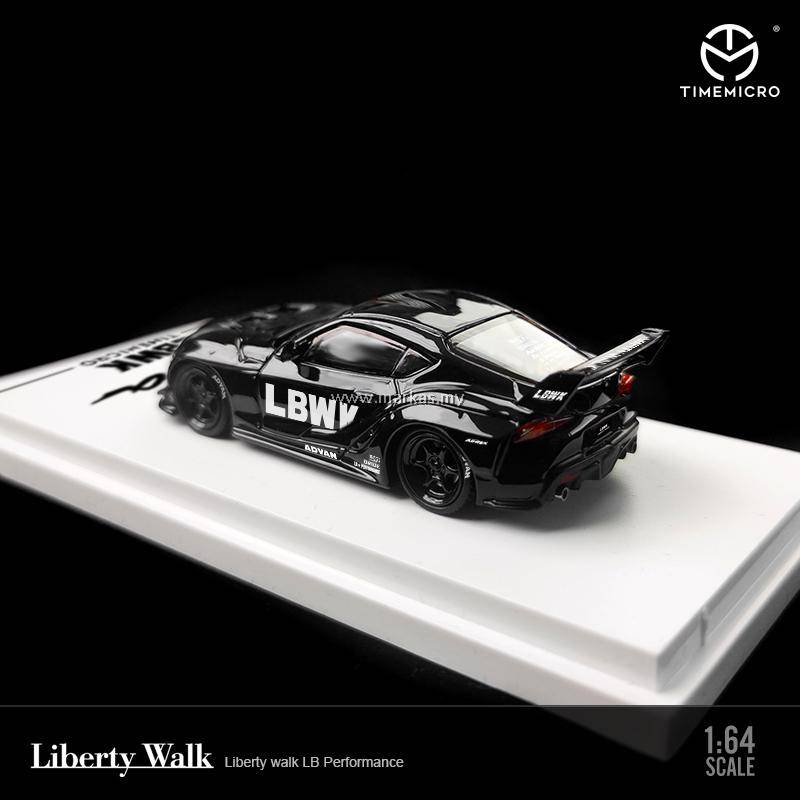 TIME MICRO 1/64 TOYOTA SUPRA A90 LBWK BLACK