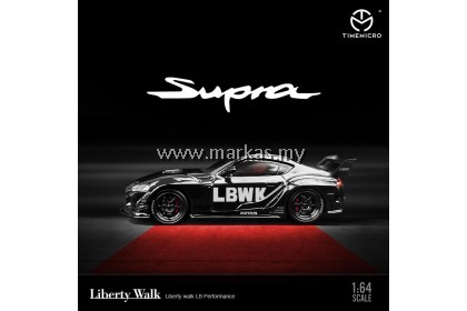 TIME MICRO 1/64 TOYOTA SUPRA A90 LBWK BLACK
