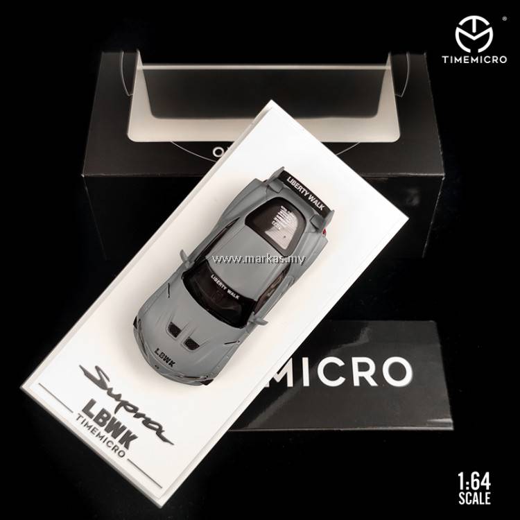 TIME MICRO 1/64 TOYOTA SUPRA GR LBWK COMBAT GREY EDITION
