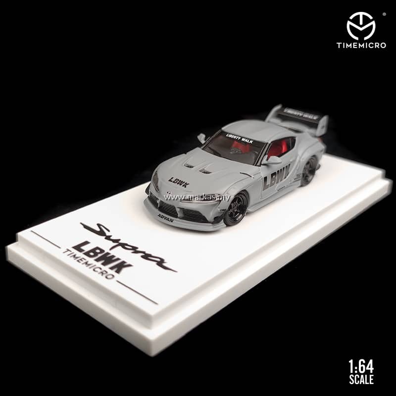 TIME MICRO 1/64 TOYOTA SUPRA GR LBWK COMBAT GREY EDITION