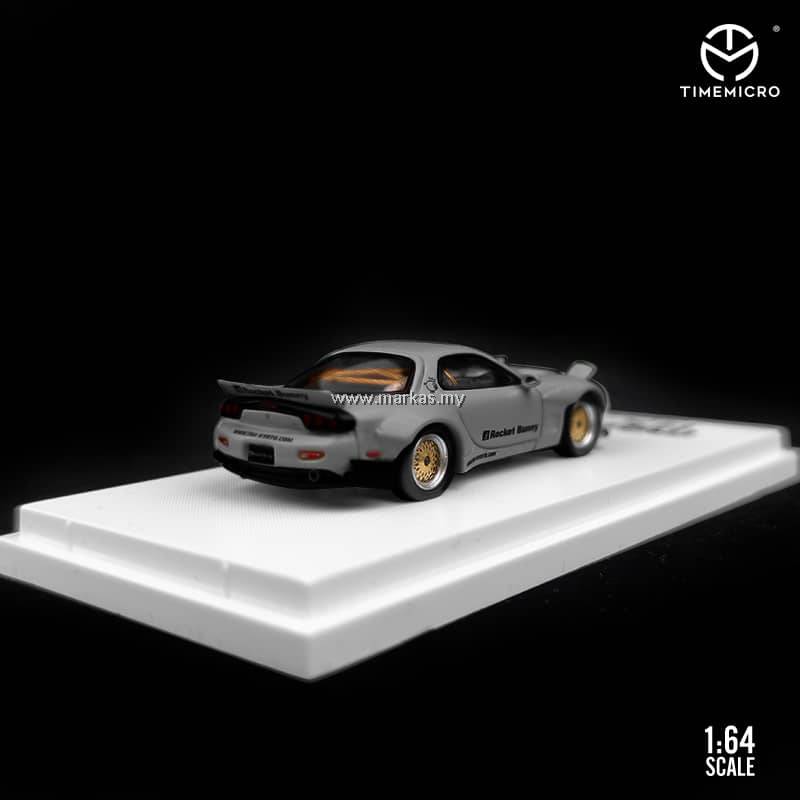 TIME MICRO 1/64 MAZDA ROCKET BUNNY RX7 COMBAT GREY EDITION