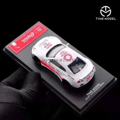 TIME MODEL 1/64 NISSAN GTR COCA COLA TOKYO OLYMPIC 2020 WHITE DUCKTAIL
