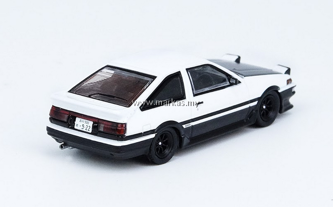 INNO MODELS INNO64 1/64 TOYOTA SPRINTER TRUENO AE86 WHITE BLACK WITH ...
