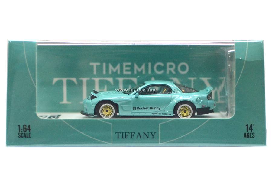 TIME MICRO 1/64 MAZDA RX-7 LBWK TIFFANY WITH FIGURE