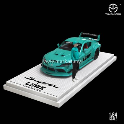 TIME MICRO 1/64 TOYOTA SUPRA LBWK TIFFANY WITH FIGURE