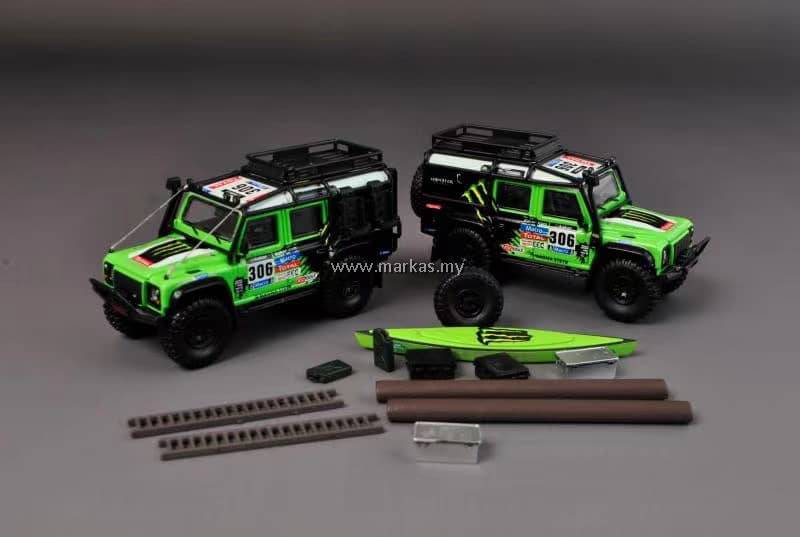 MASTER MODEL 1/64 LAND ROVER DEFENDER 110 BIGFOOT MONSTER
