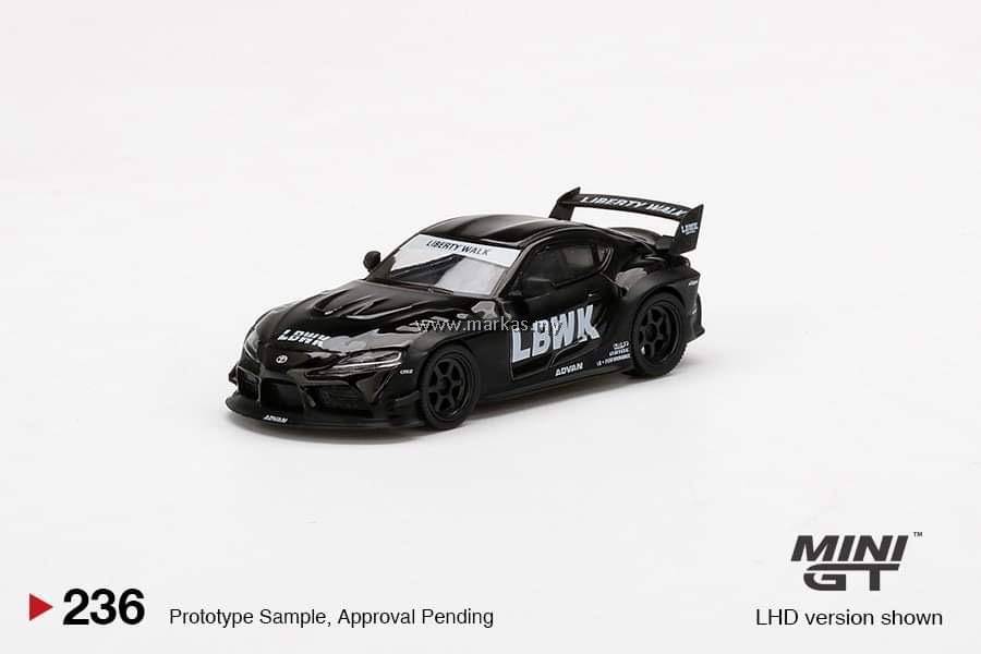 MINI GT CHINA EXCLUSIVE CLDC 1/64 #236 LB WORKS TOYOTA GR SUPRA MATTE ...