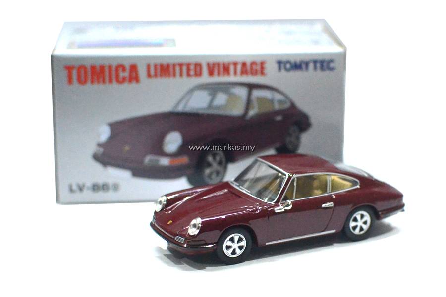 TOMICA LIMITED VINTAGE LV-86G PORSCHE 911 MAROON