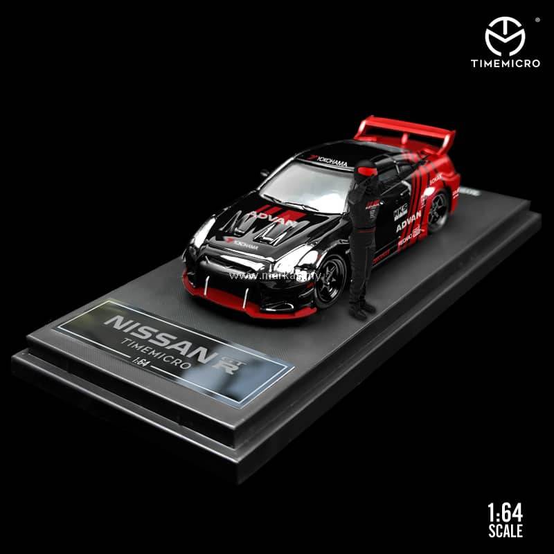 TIME MICRO 1/64 NISSAN GTR 3.0 ADVAN LIVERY
