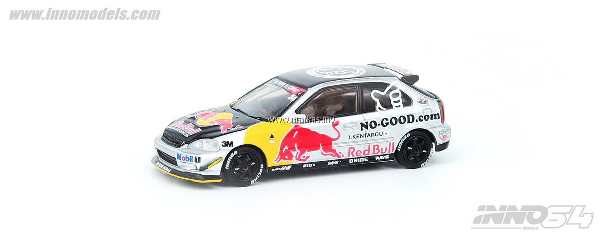 INNO MODELS INNO64 1/64 JDM HONDA CIVIC TYPE-R EK9 NO GOOD RACING OSAKA ...