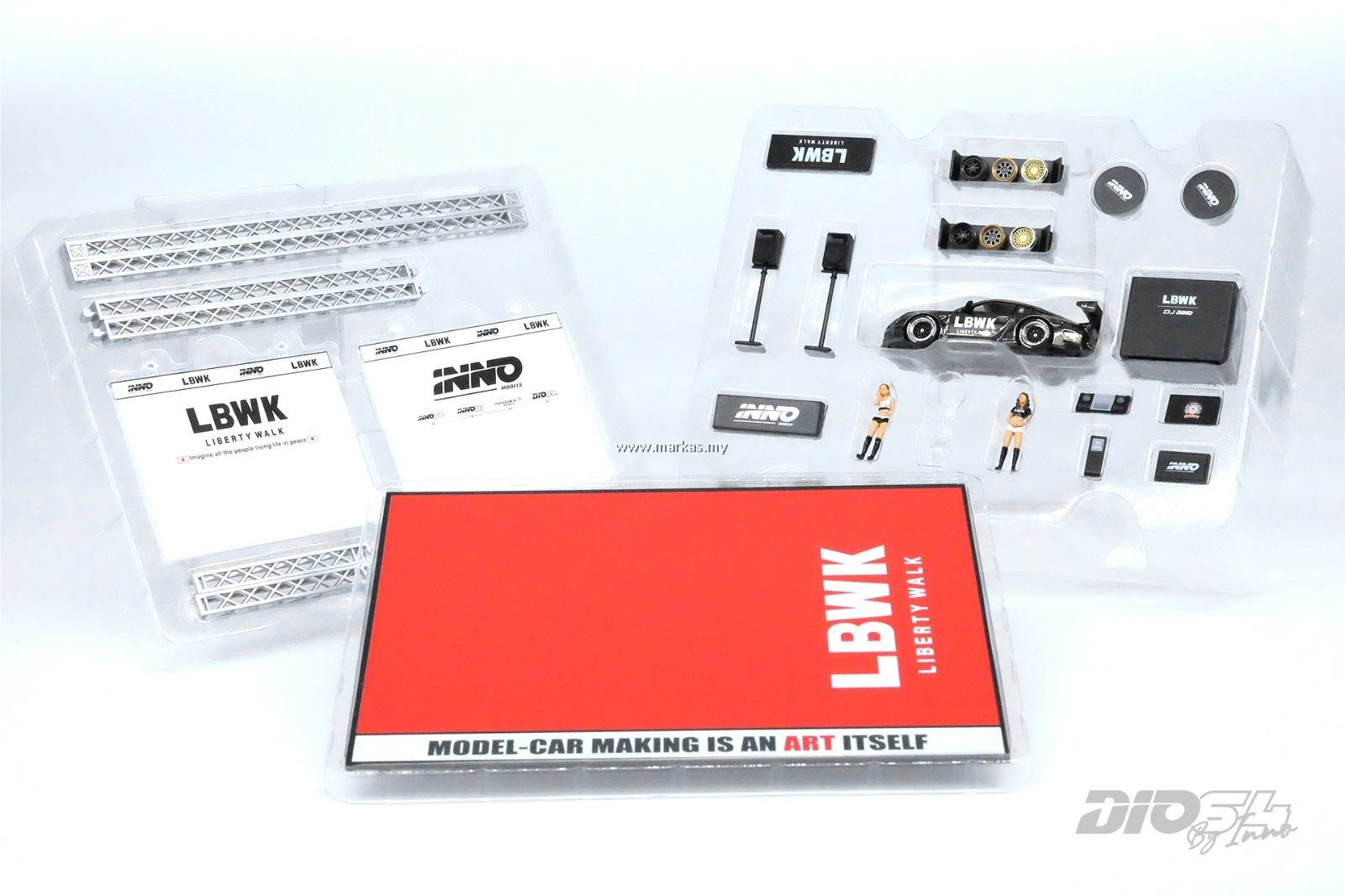 INNO MODEL X LBWK AUTO SALON SET 1/64 HONG KONG TOYCAR SALON 2021 EVENT ...