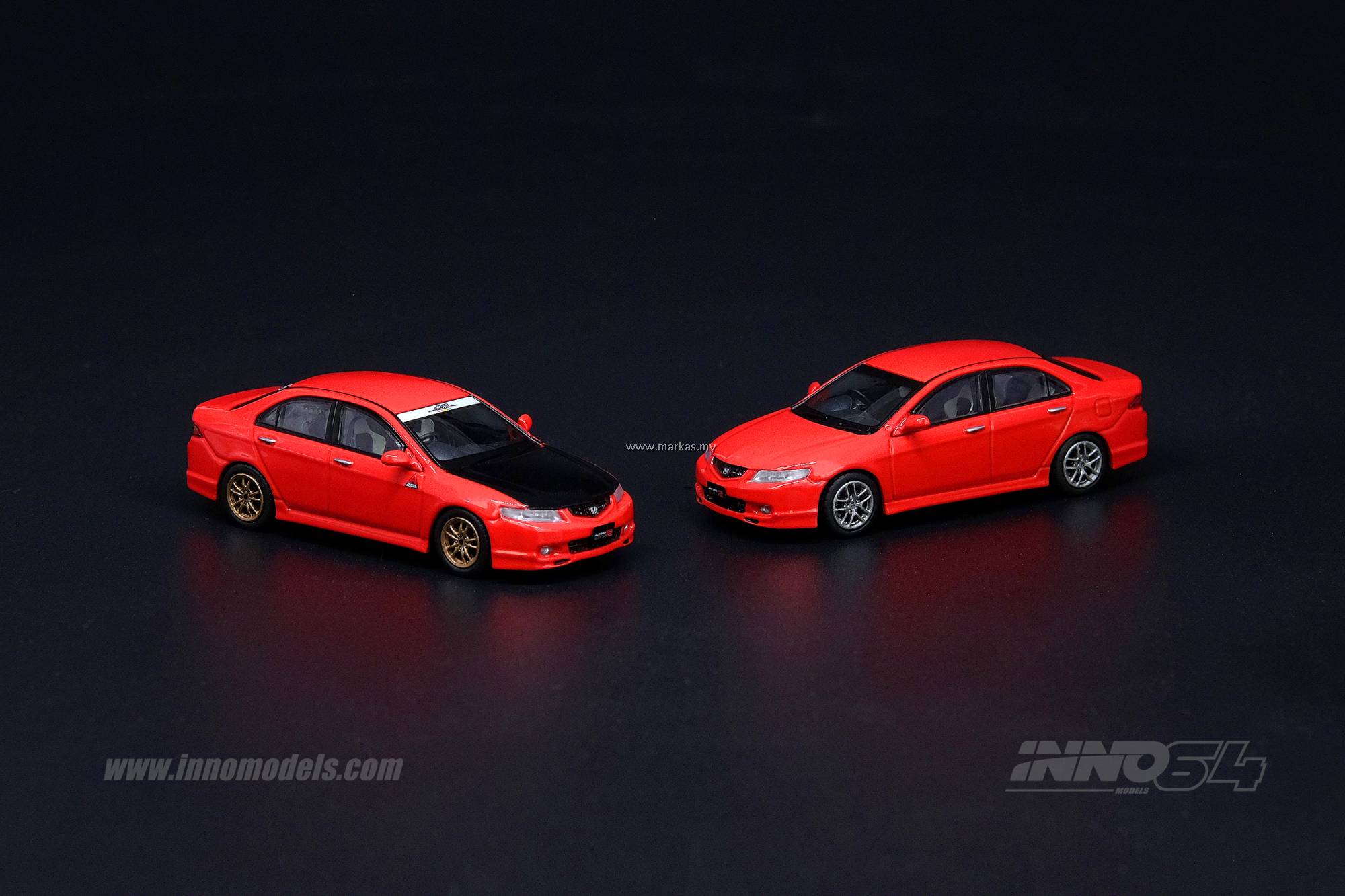 INNO MODELS INNO64 1/64 HONDA ACCORD EURO R CL7 MILANO RED WITH EXTRA ...