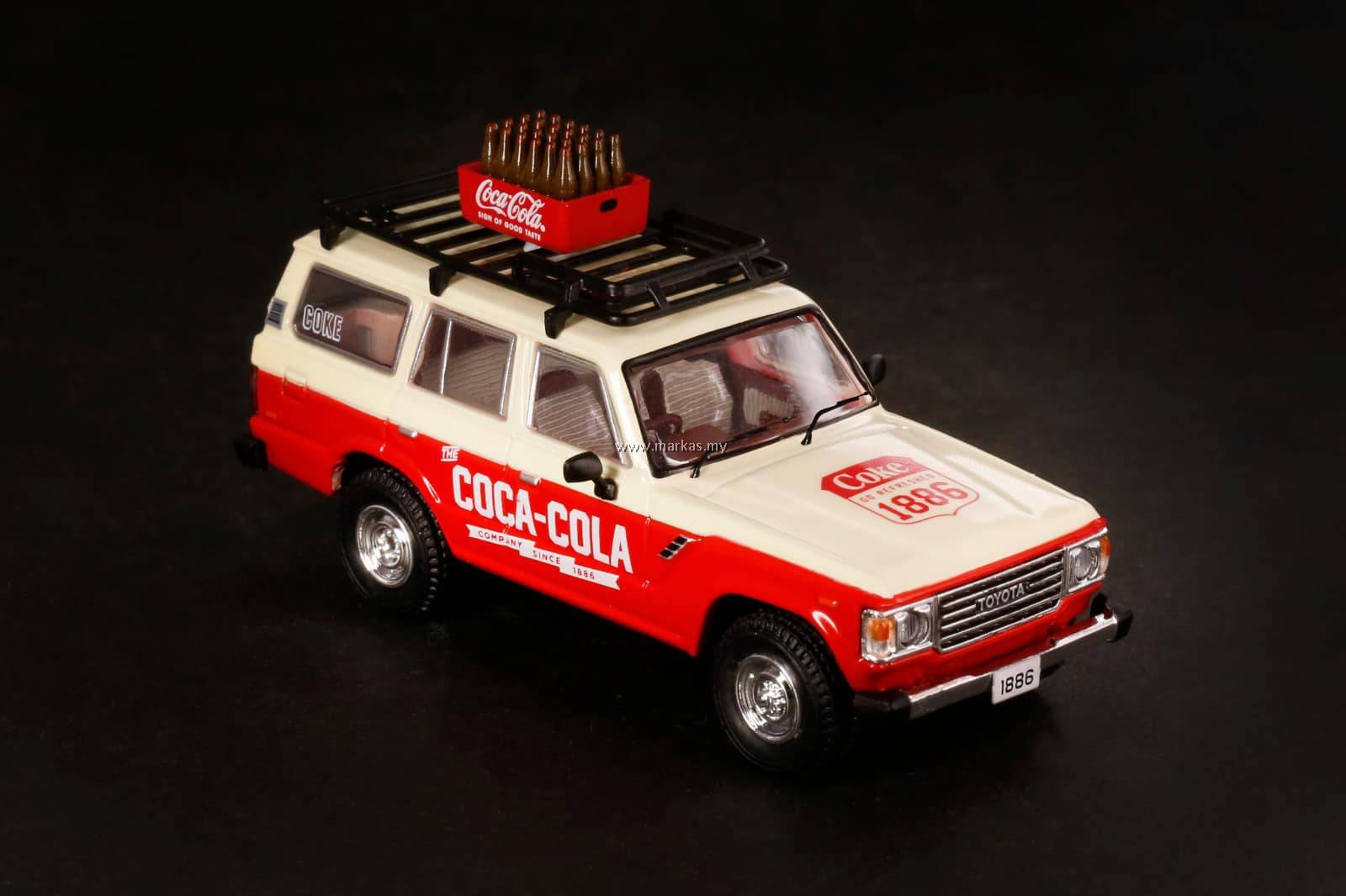 INNO MODELS INNO64 1/64 TOYOTA LAND CRUISER COCA COLA HONG KONG TOY CAR ...