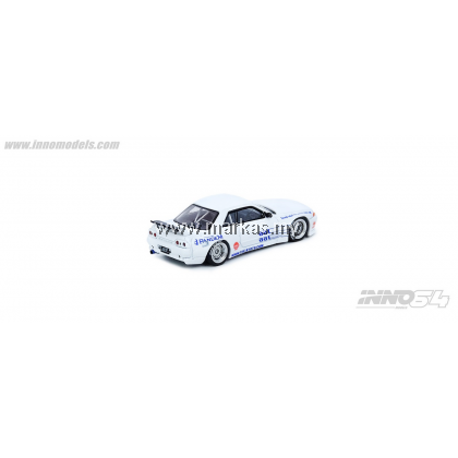 INNO MODELS INNO64 1/64 NISSAN SKYLINE GT-R R32 PANDEM ROCKET BUNNY WHITE