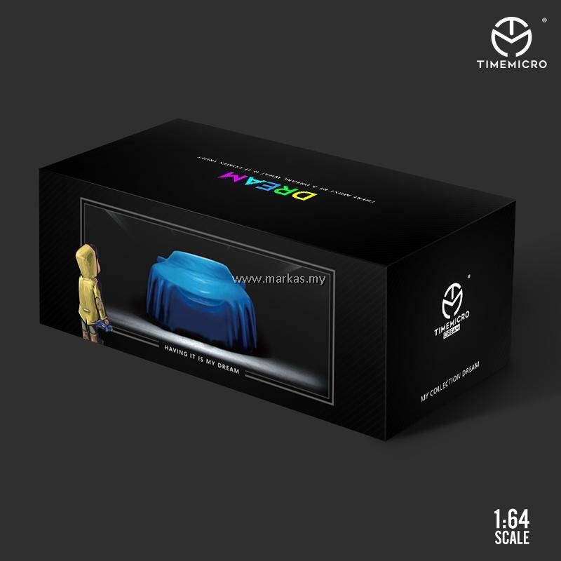 TIME MICRO 1/64 MAZDA RX7 BLACK - DREAM PACKAGING