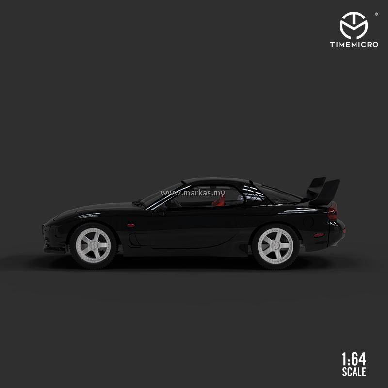 TIME MICRO 1/64 MAZDA RX7 BLACK - DREAM PACKAGING