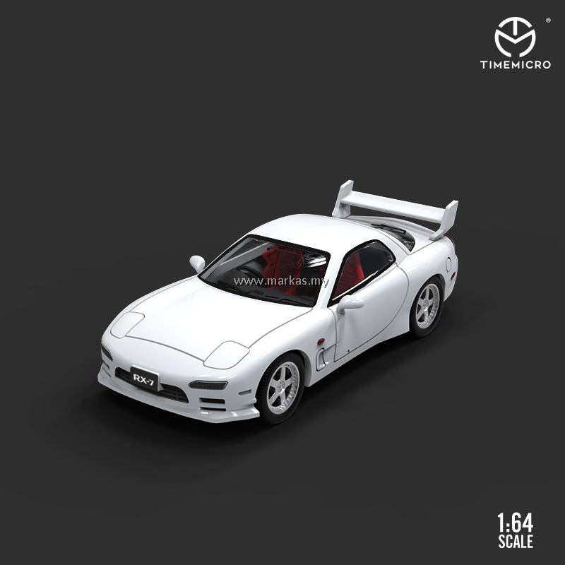 TIME MICRO 1/64 MAZDA RX7 WHITE - DREAM PACKAGING