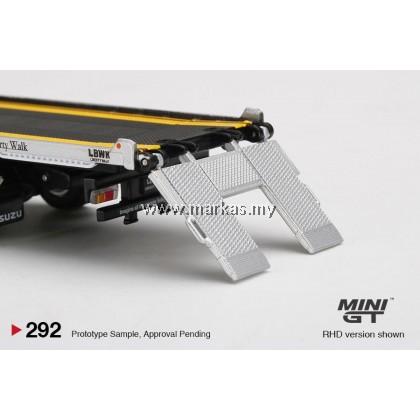 MINI GT 1/64 #292 ISUZU N SERIES VEHICLE TRANSPORTER LBWK BLACK