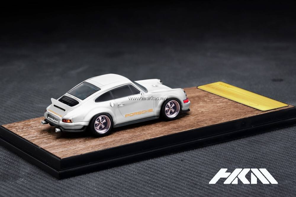 HKM 1/64 PORSCHE 964 SINGER DLS SPORTS CAR WHITE